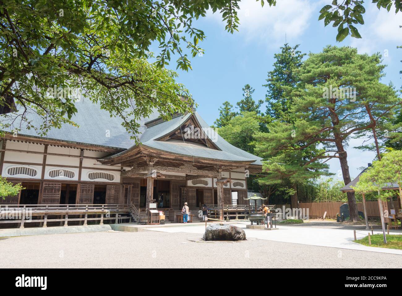 Iwate, Japan - Chusonji Temple in Hiraizumi, Iwate, Japan. Chusonji ...