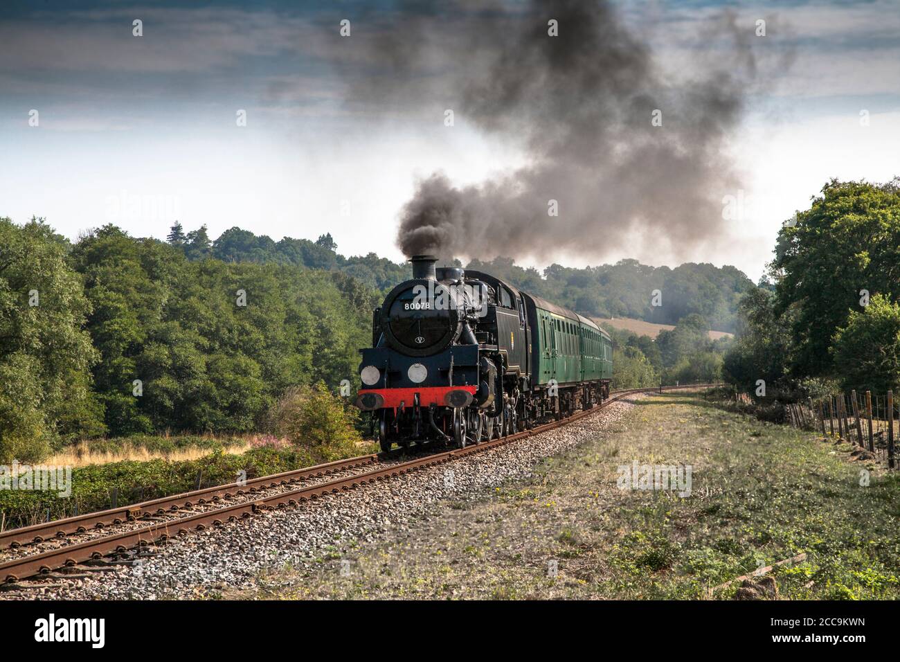 Steam locomotive 80078 hi-res stock photography and images - Alamy