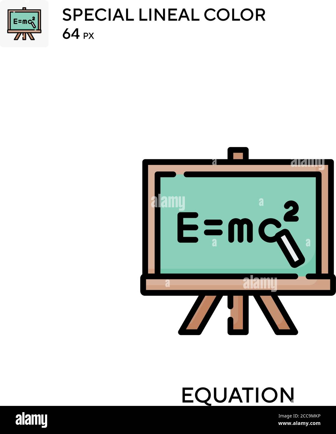 Equation Special lineal color vector icon. Illustration symbol design ...
