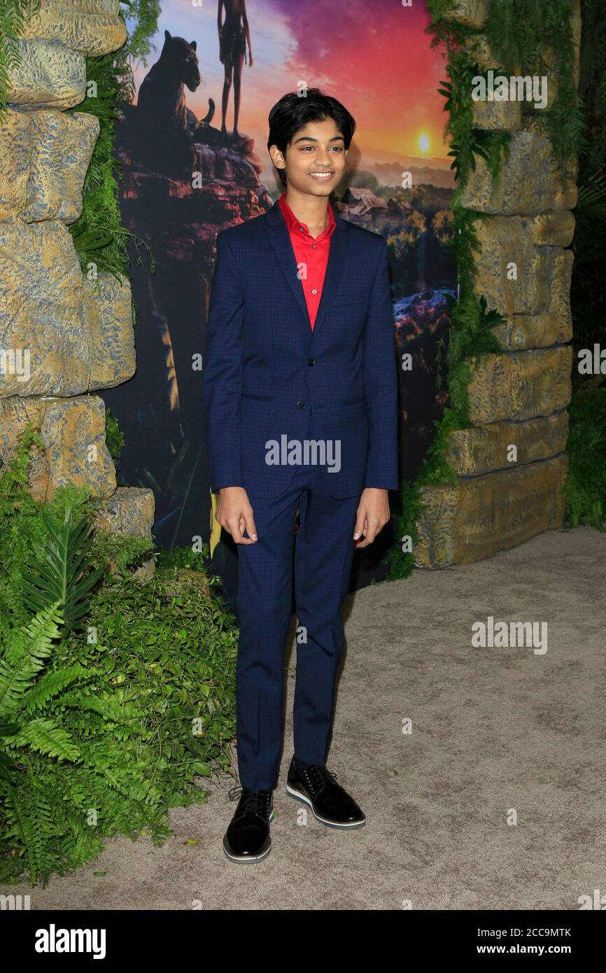 LOS ANGELES - NOV 28: Rohan Chand at the Mowgli: Legend of the Jungle ...