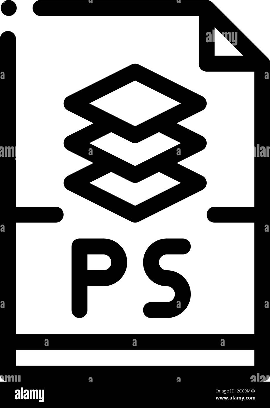 Ps file icon hi-res stock photography and images - Alamy