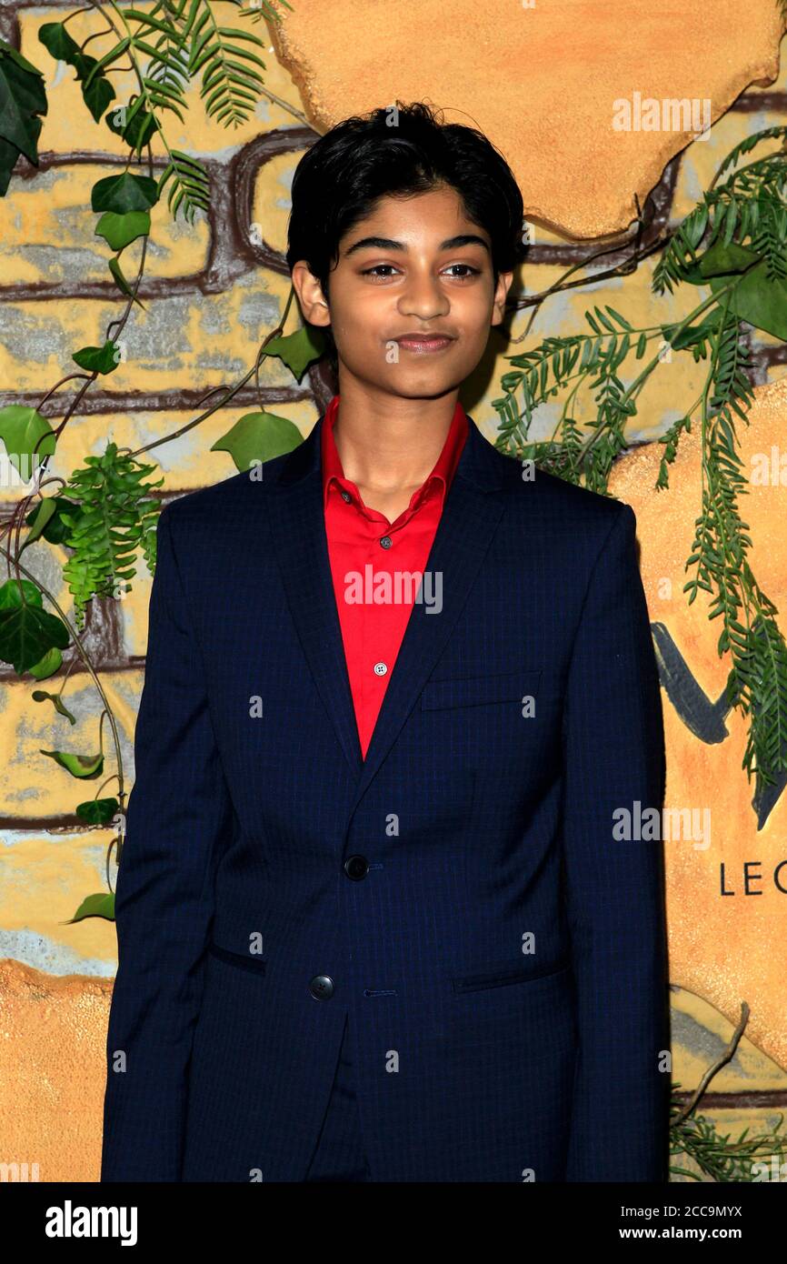 LOS ANGELES - NOV 28: Rohan Chand at the Mowgli: Legend of the Jungle ...