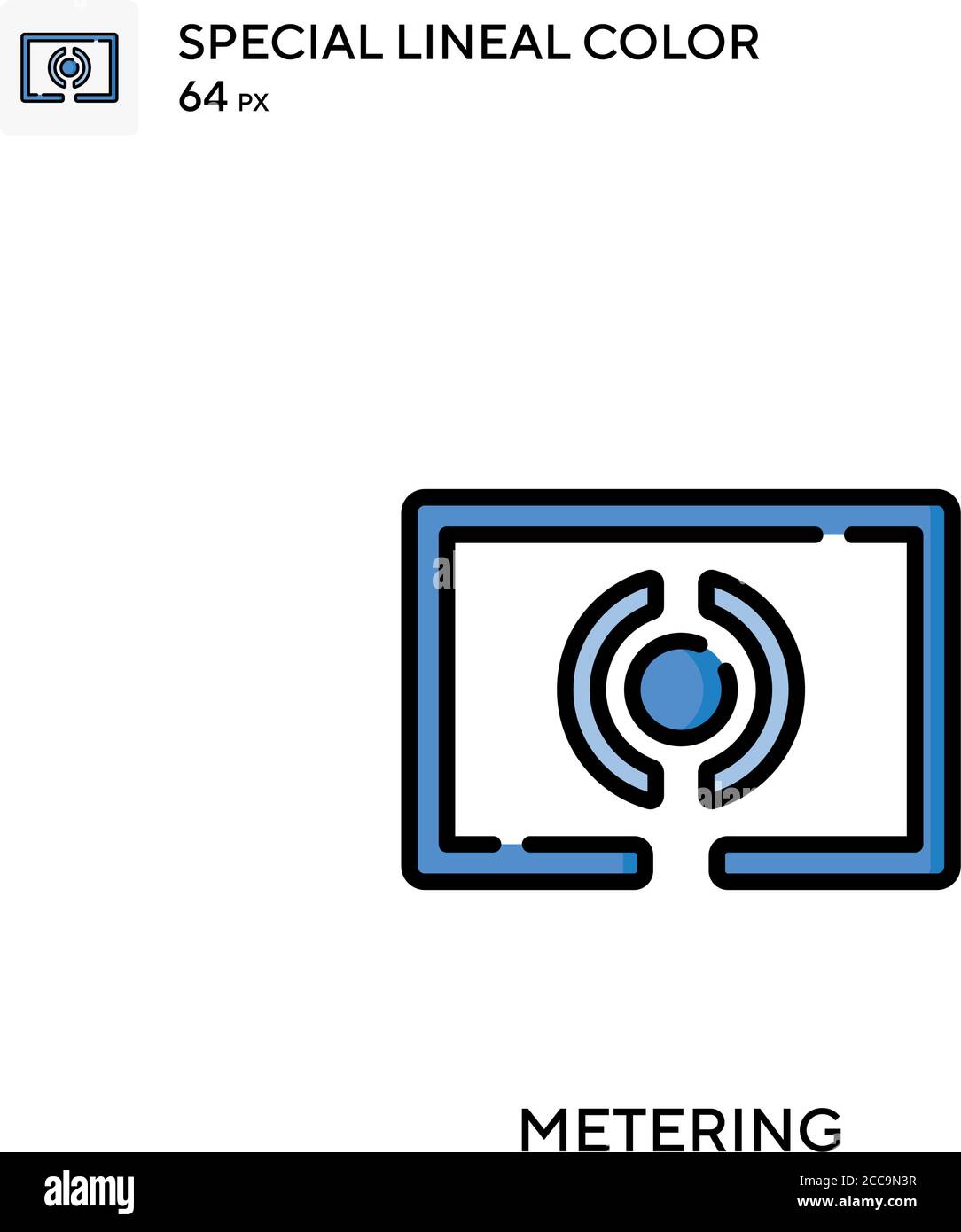 Metering Special lineal color vector icon. Illustration symbol design ...