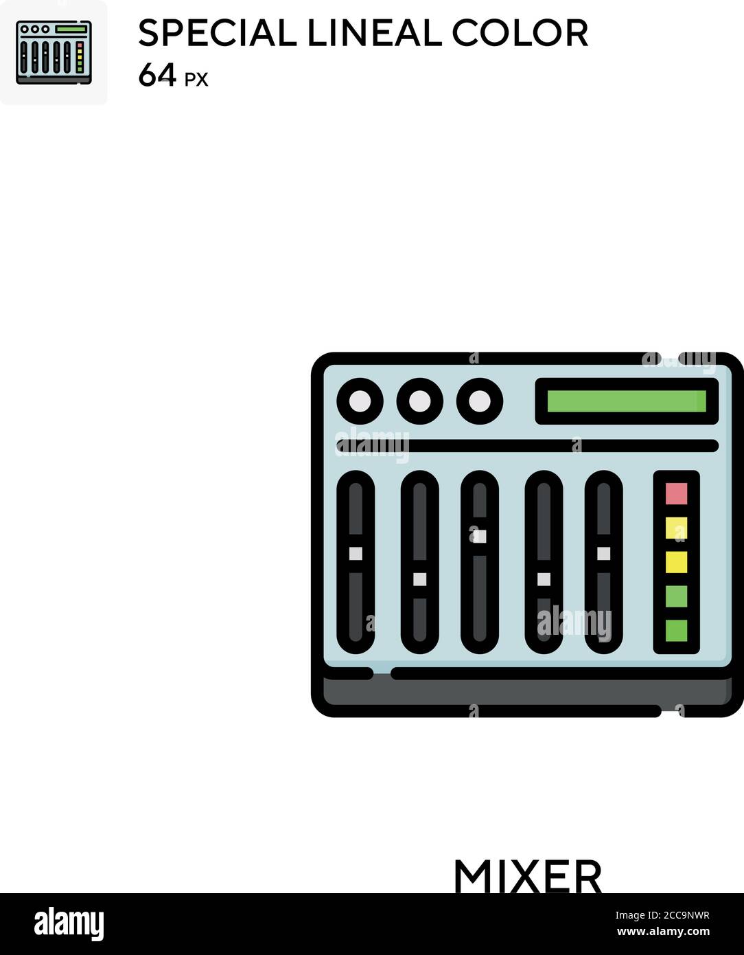 Kitchen mixer industrial Stock Vector Images - Alamy