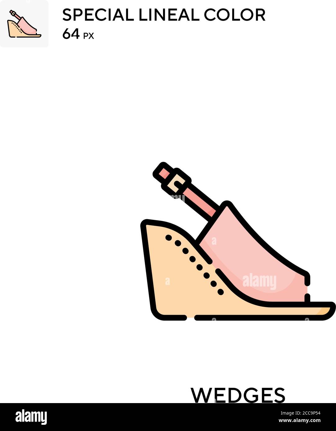 Wedges Special lineal color vector icon. Illustration symbol design ...