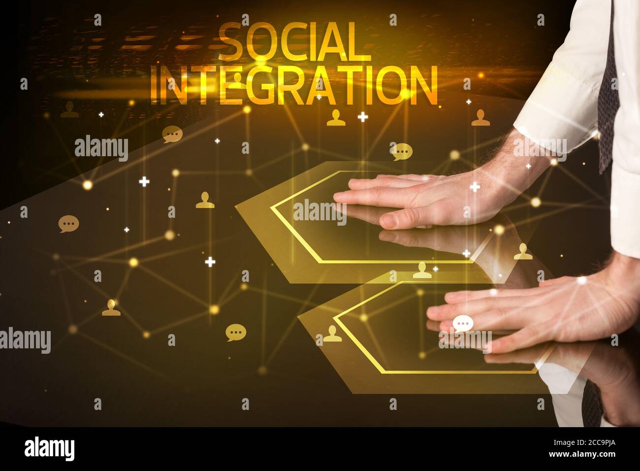 Navigating social networking with SOCIAL INTEGRATION inscription, new ...