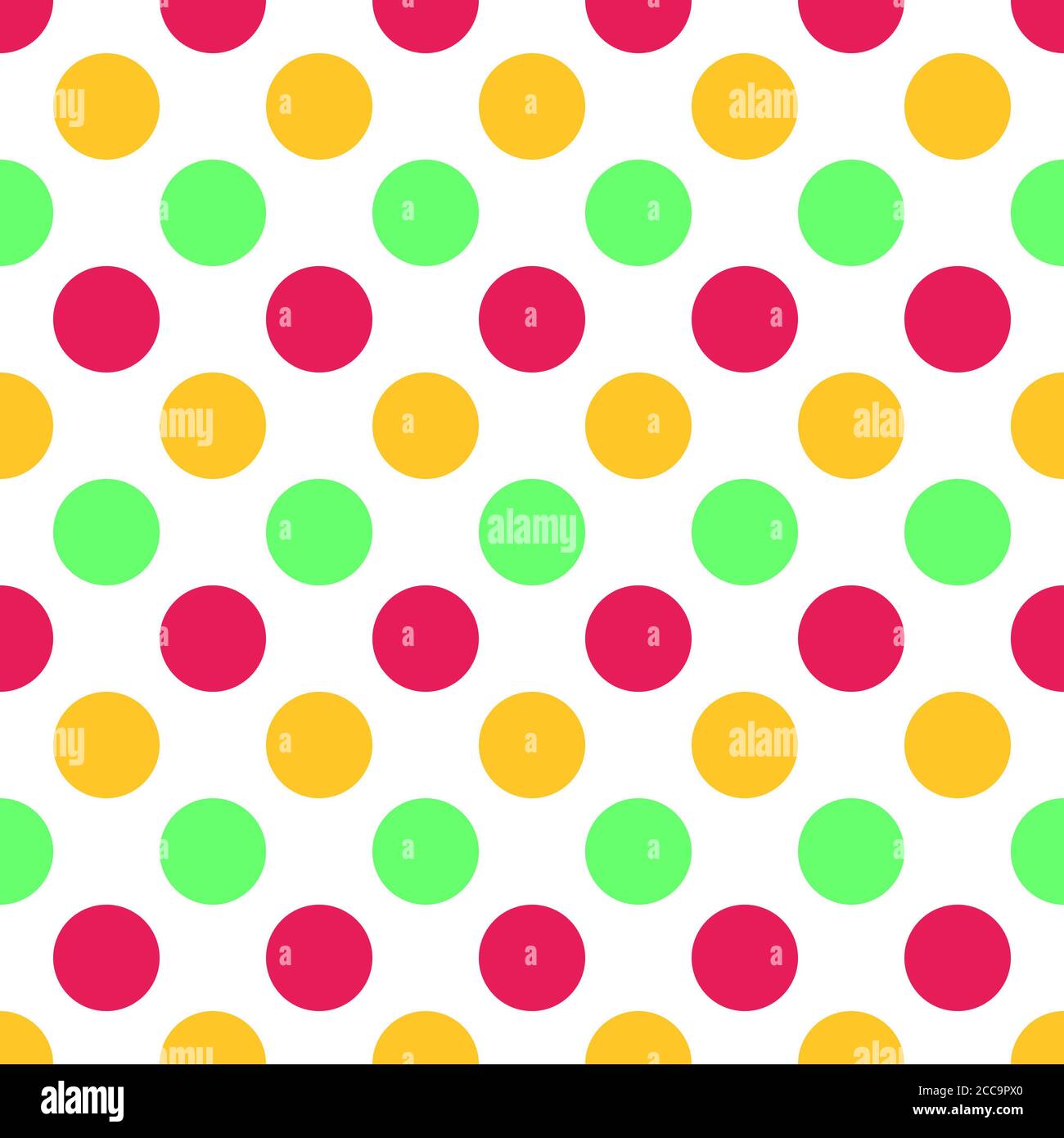 Illustration of a pattern of colorful dots isolated on a white ...