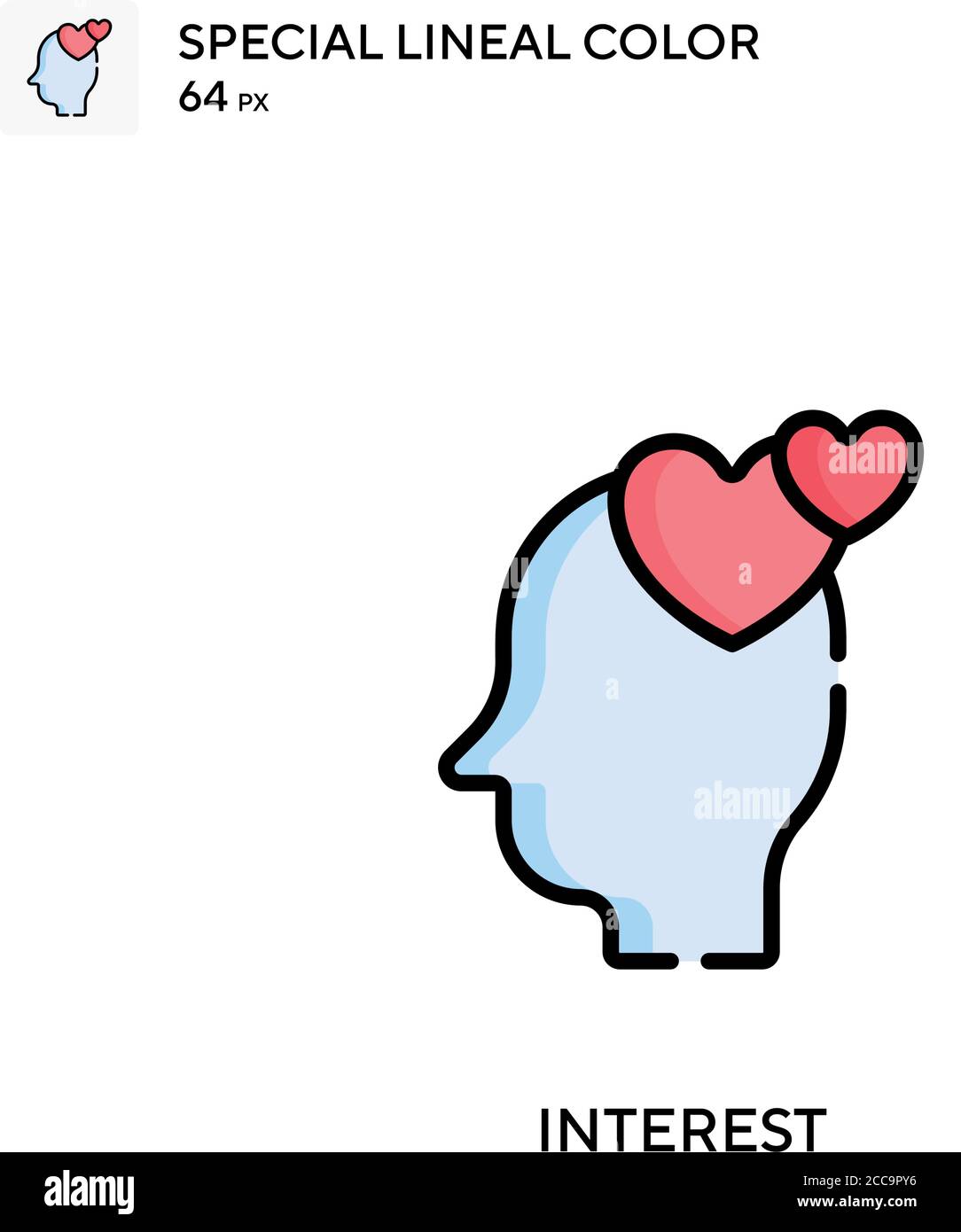 Interest Special lineal color vector icon. Illustration symbol design ...