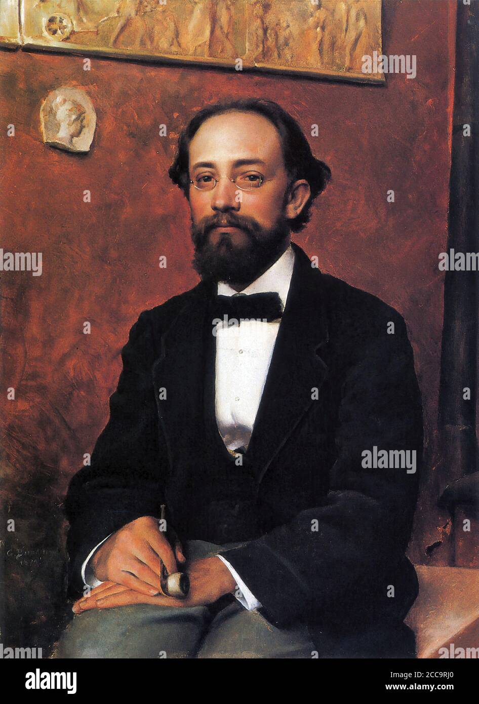 Berndtson Gunnar - Portrait of the Sculptor Walter Runeberg - Finnish ...