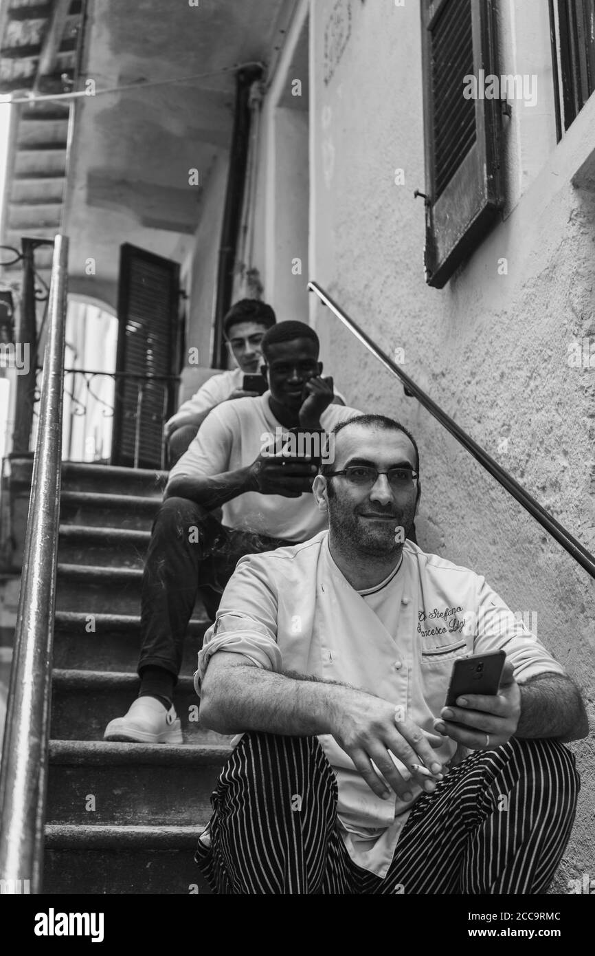 Woman chef uniform Black and White Stock Photos & Images - Alamy