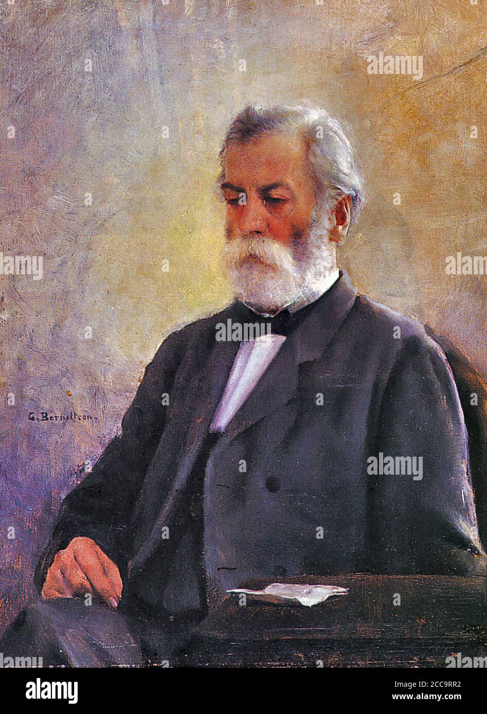 Berndtson Gunnar - the Artist's Father - Finnish School - 19th Century ...