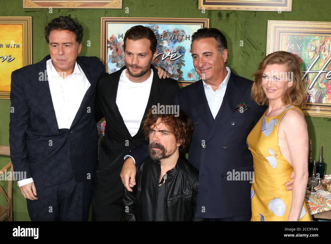 LOS ANGELES - OCT 4: Sacha Gervasi, Jamie Dornan, Peter Dinklage, Andy ...