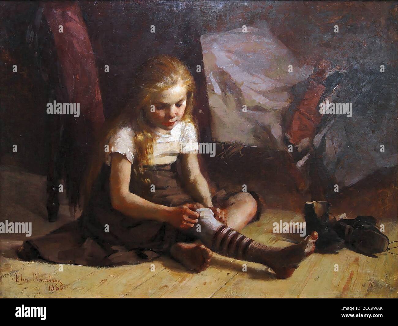 Poor girl 19th century hi-res stock photography and images - Alamy