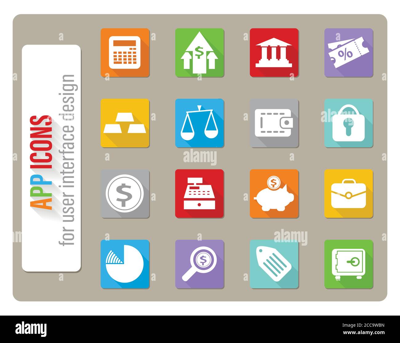 finance icon set Stock Vector Image & Art - Alamy