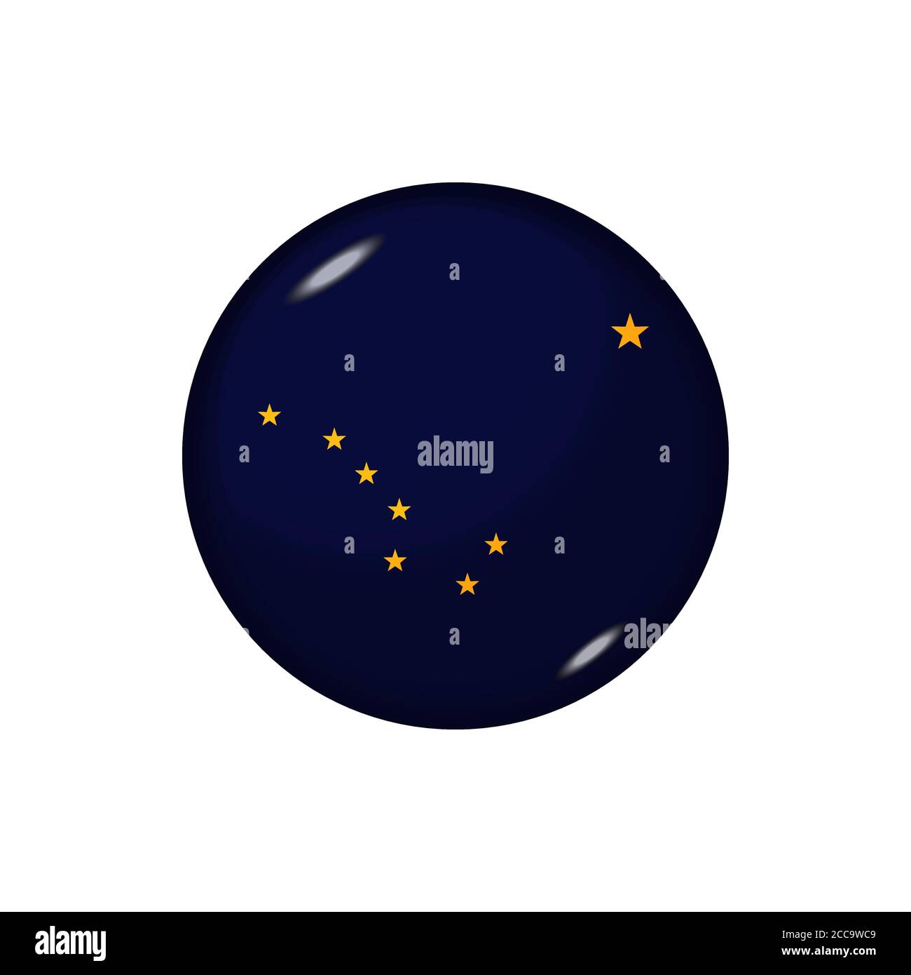 Alaskan flag Stock Vector Images - Alamy