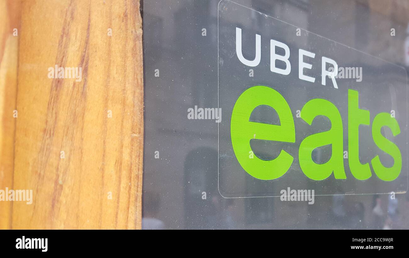 Uber eat logo hi-res stock photography and images - Alamy