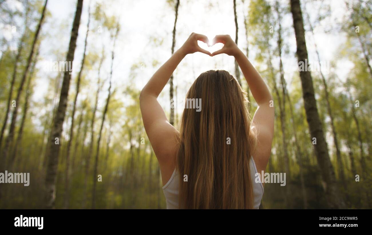 Hands Framing Sun High Resolution Stock Photography and Images - Alamy