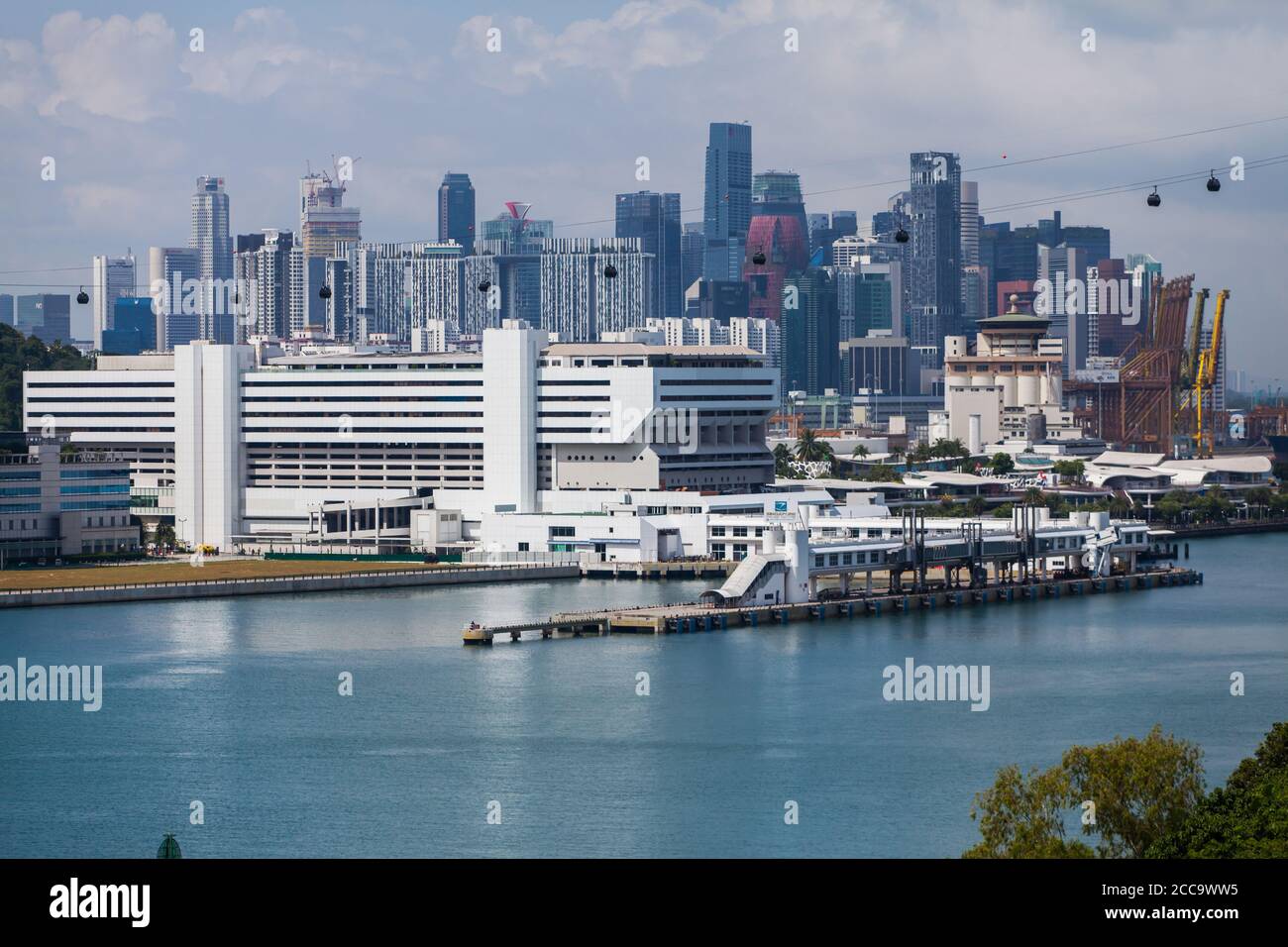 Aerial ferry terminal operation hi-res stock photography and images - Alamy