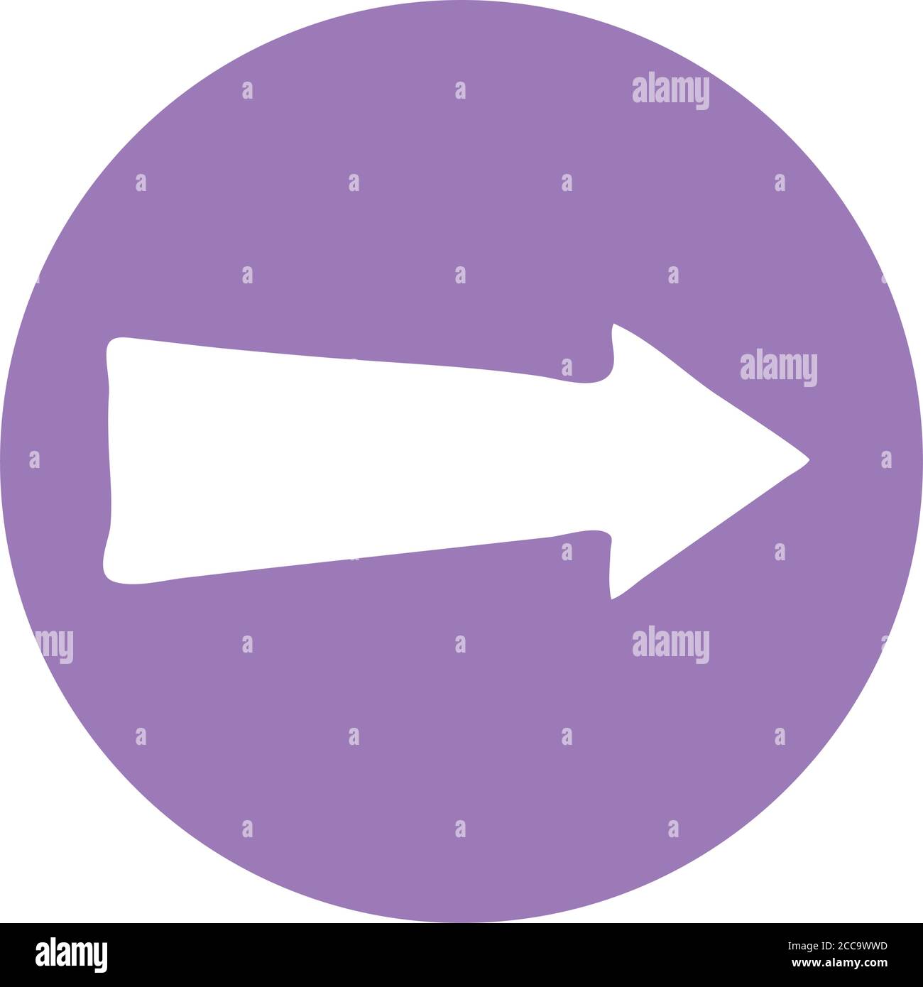 right arrow direction block style vector illustration design Stock ...