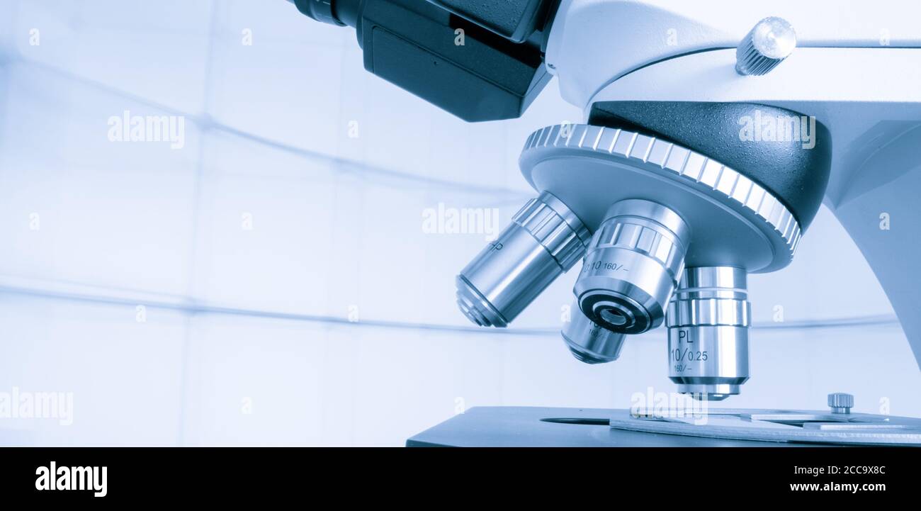 Close up microscope lens Stock Photo - Alamy