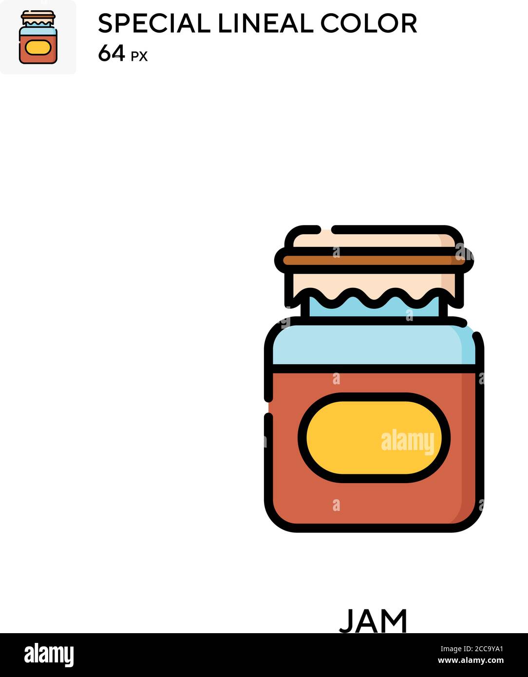 Jam Special lineal color vector icon. Illustration symbol design ...