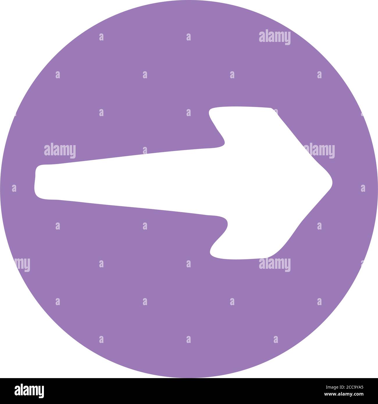 arrow right direction sign block style vector illustration design Stock ...