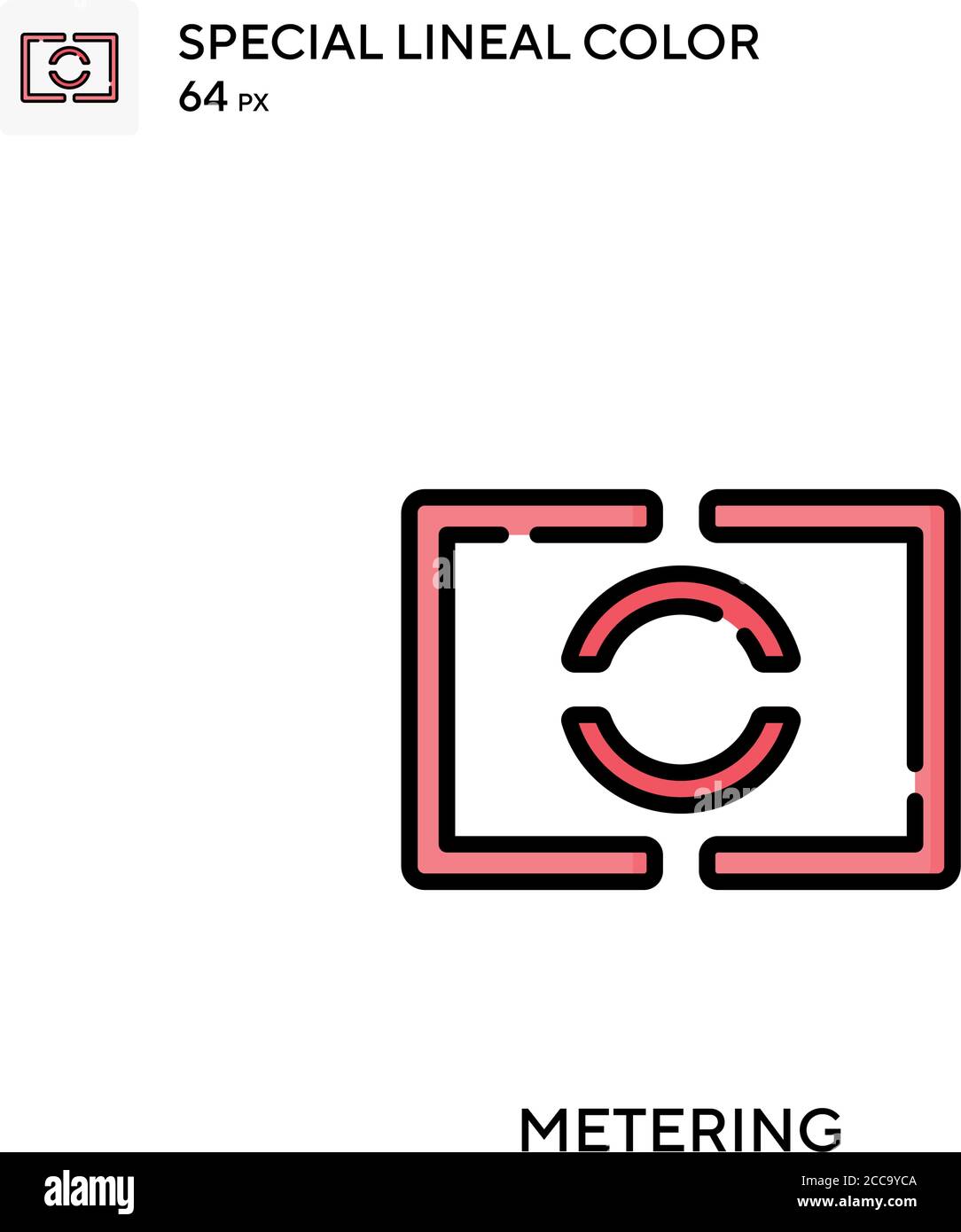 Metering Special lineal color vector icon. Illustration symbol design ...