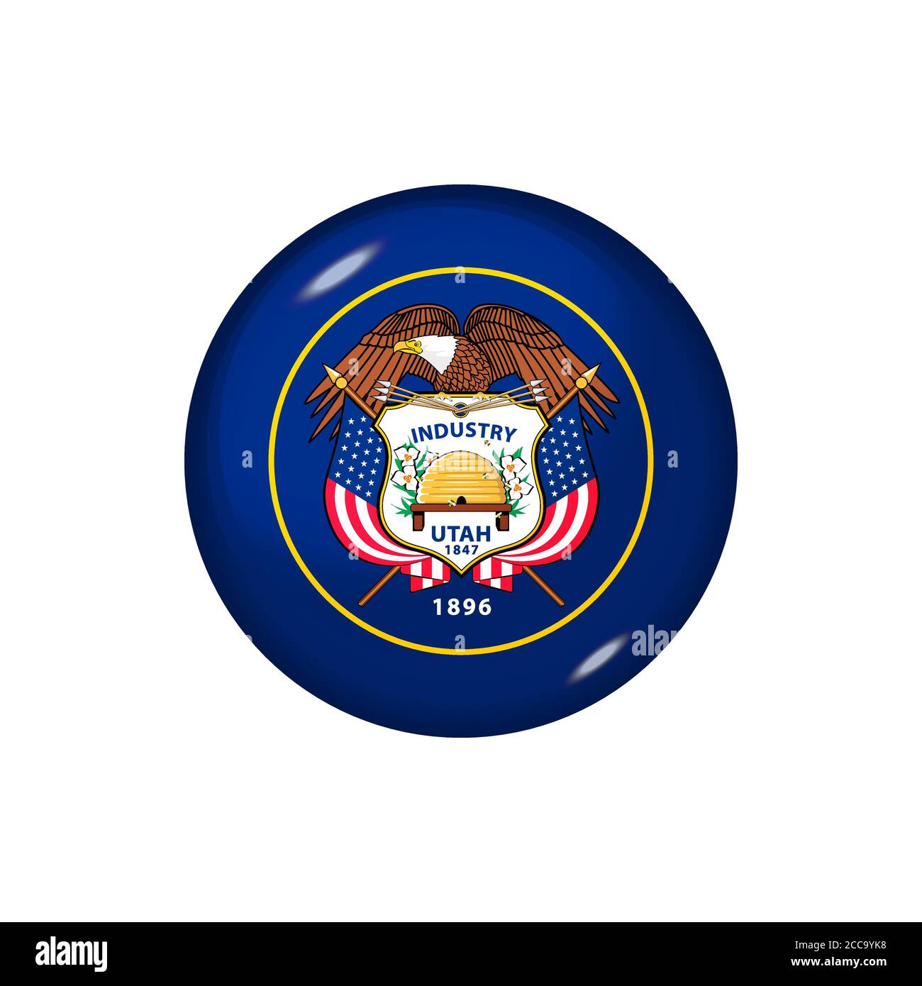 Utahn flag Stock Vector Images - Alamy