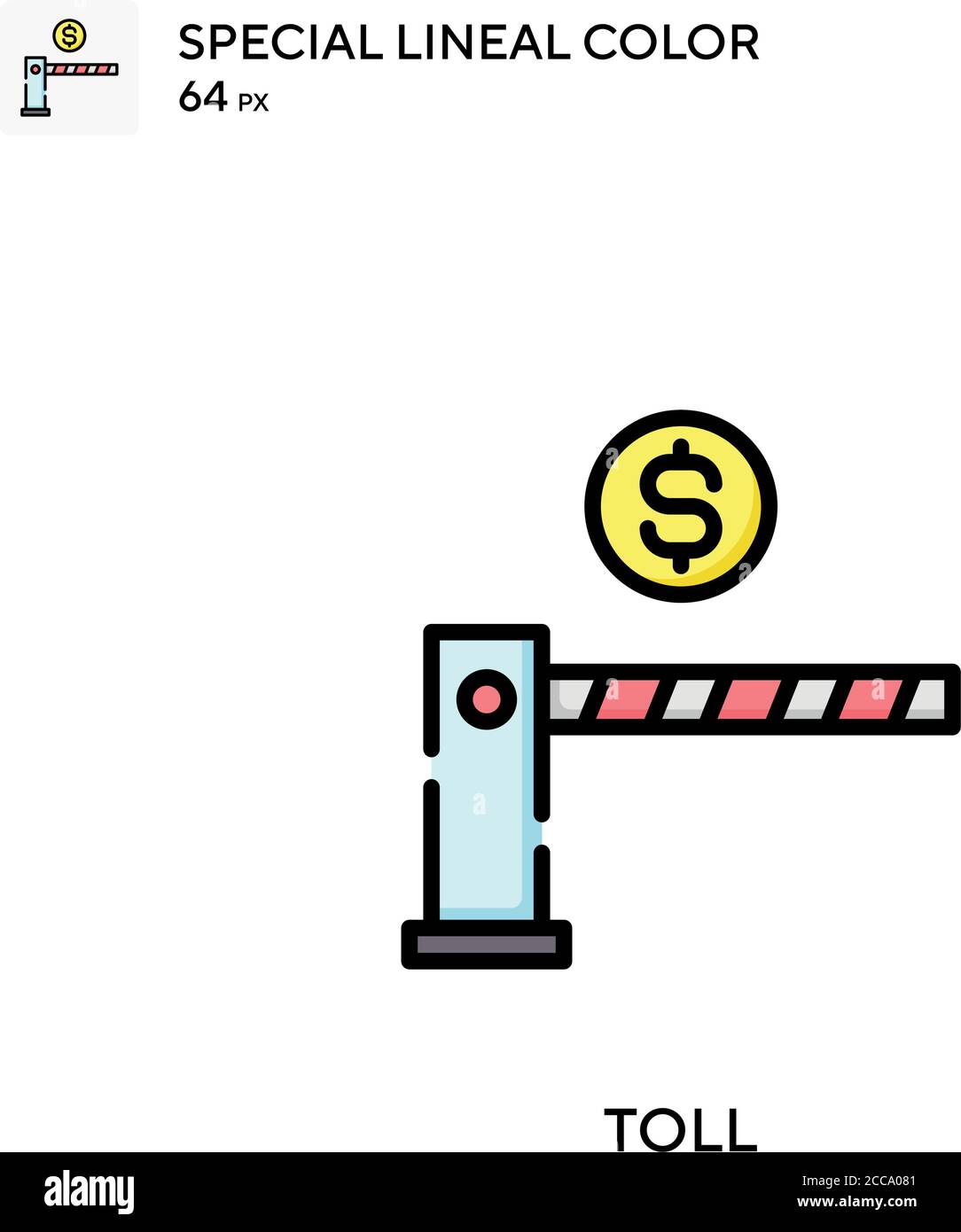 Toll gate Stock Vector Images - Alamy