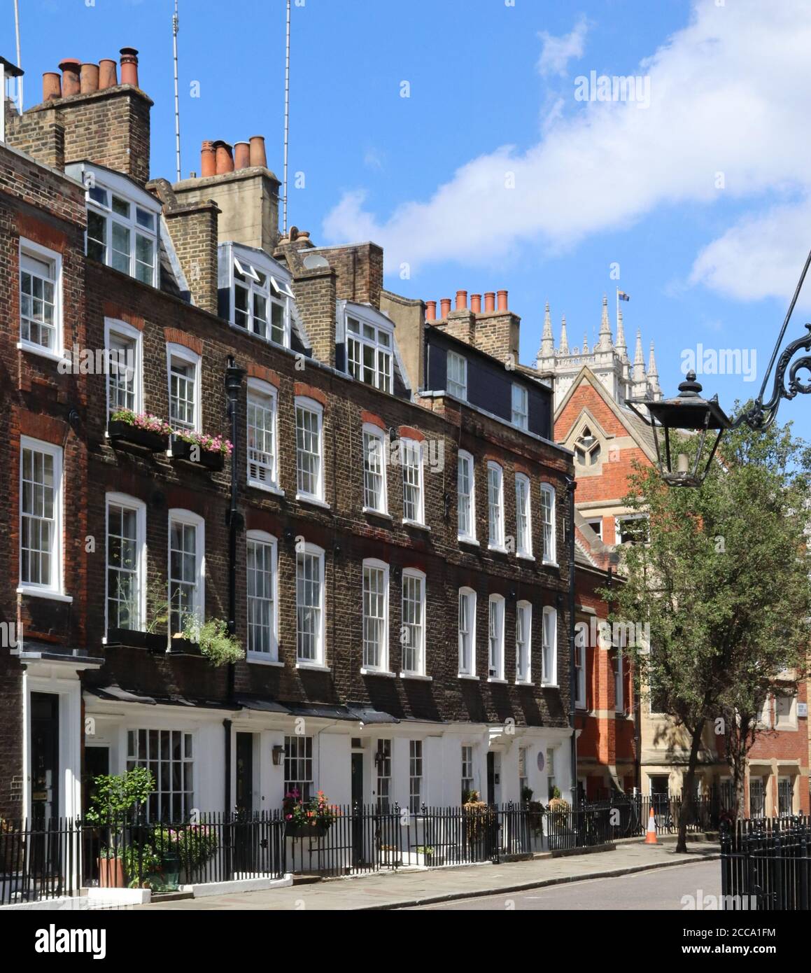 Historic houses in Westminster Stock Photo - Alamy
