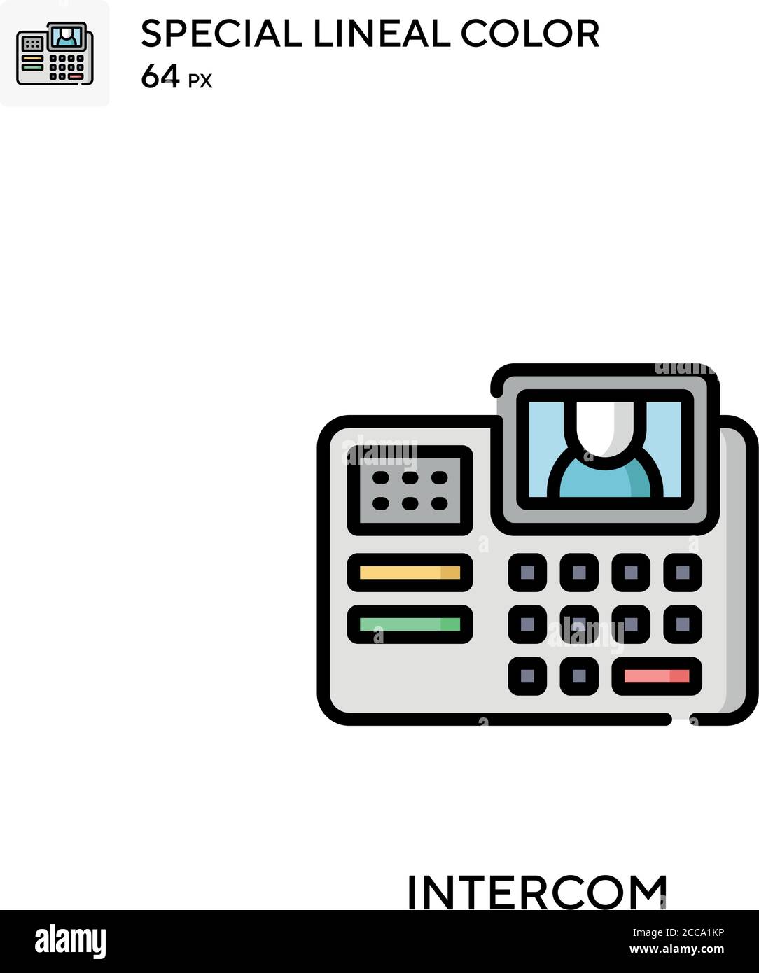 Intercom with security camera Stock Vector Images - Alamy