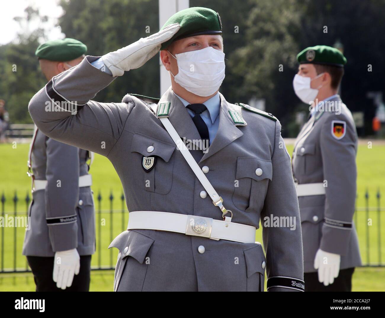 Berlin, Germany. 20th Aug, 2020. Soldiers of the German Armed Forces ...