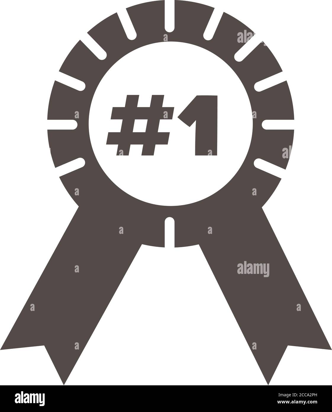 slang expresion number one word in medal silhouette style vector ...