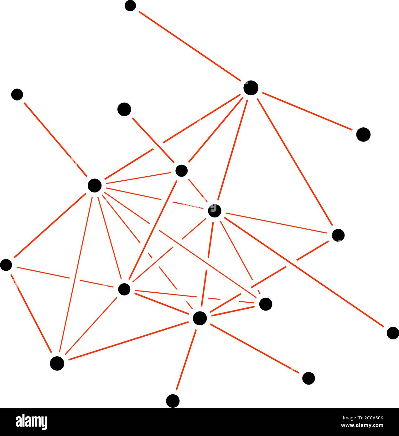 Connection Net Icon. Flat Color Design. Vector Illustration Stock ...