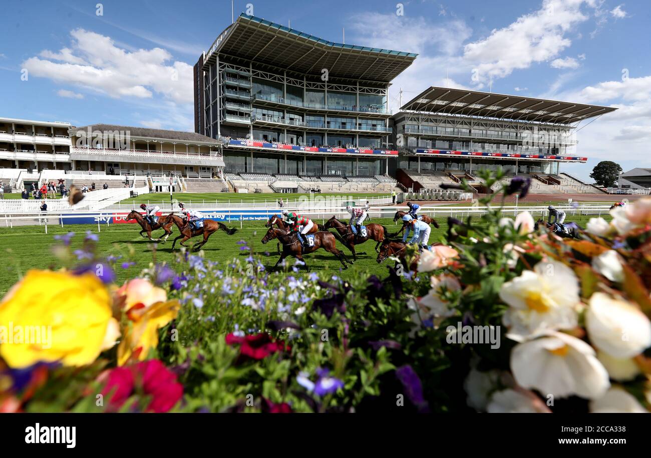 Day two yorkshire ebor festival york racecourse hi-res stock ...