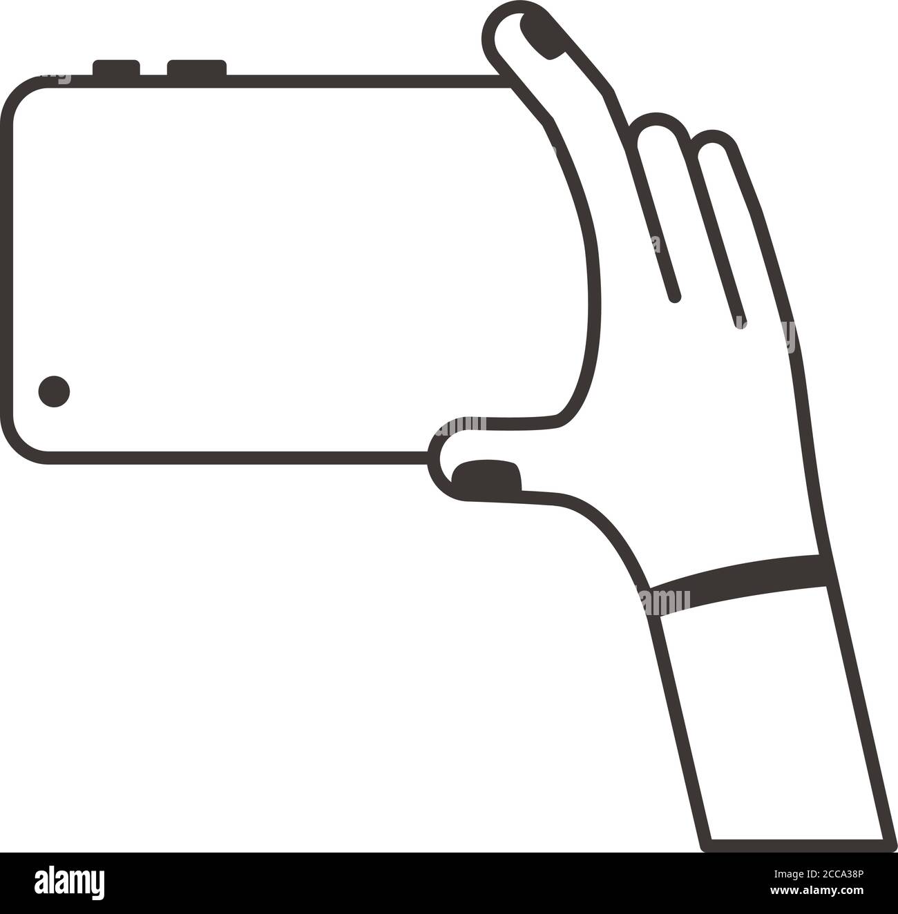 Hand horizontally Stock Vector Images - Alamy