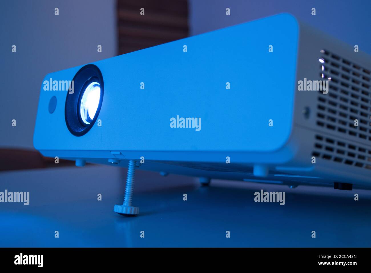 projector for presentation in a meeting room Stock Photo - Alamy