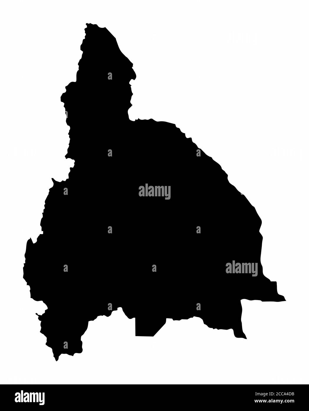 San juan vector outline map Cut Out Stock Images & Pictures - Alamy