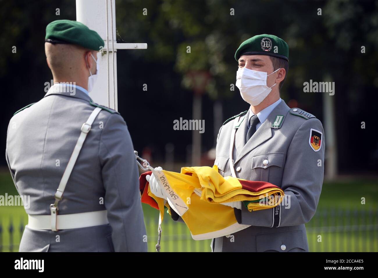 Berlin, Germany. 20th Aug, 2020. Soldiers of the German Armed Forces ...