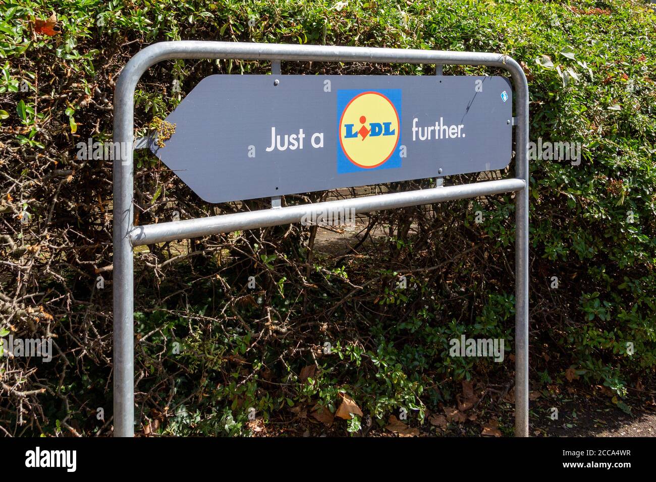 Lidl sign near road hi-res stock photography and images - Alamy