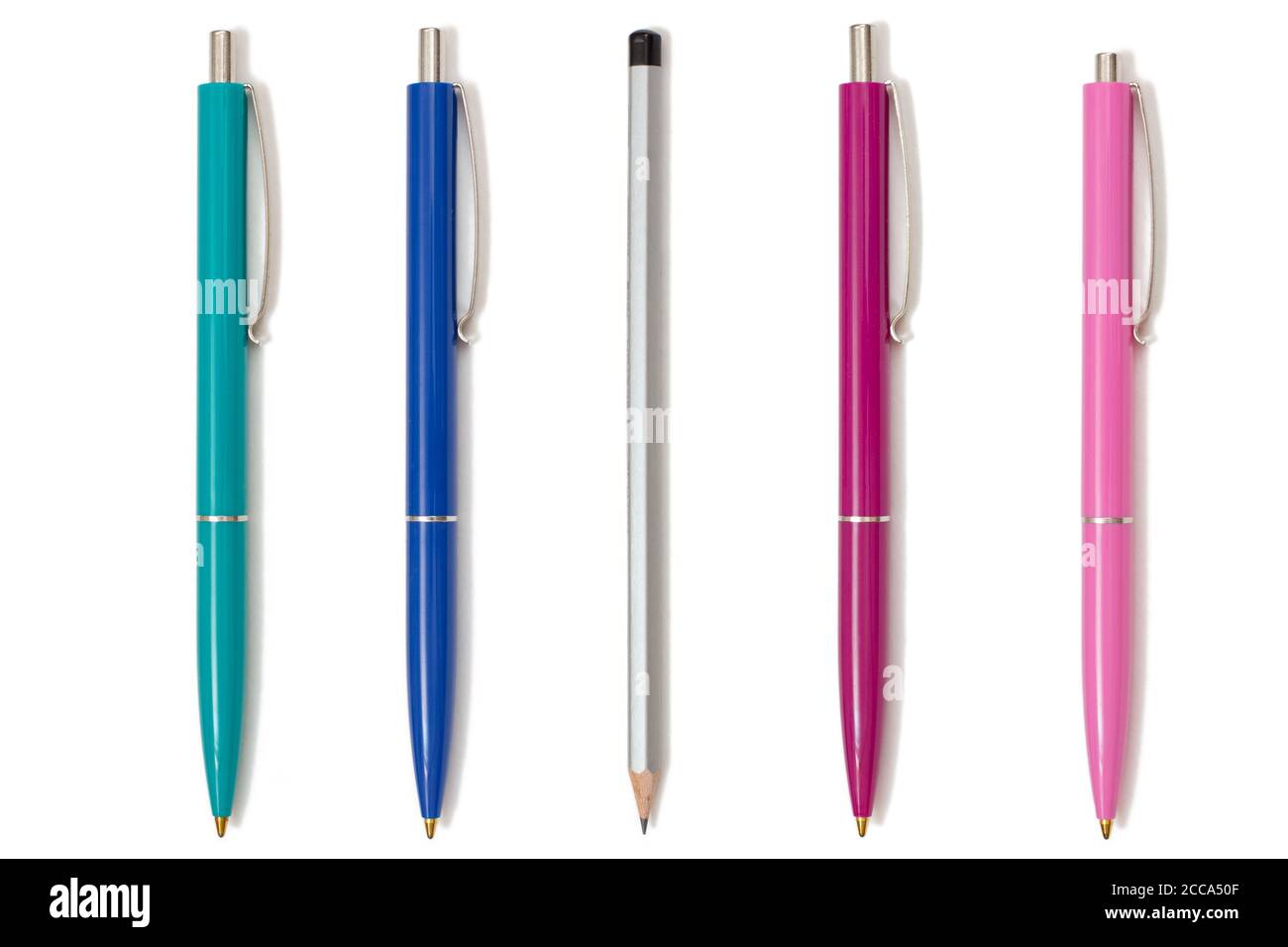 Gray background different ink Cut Out Stock Images & Pictures - Alamy