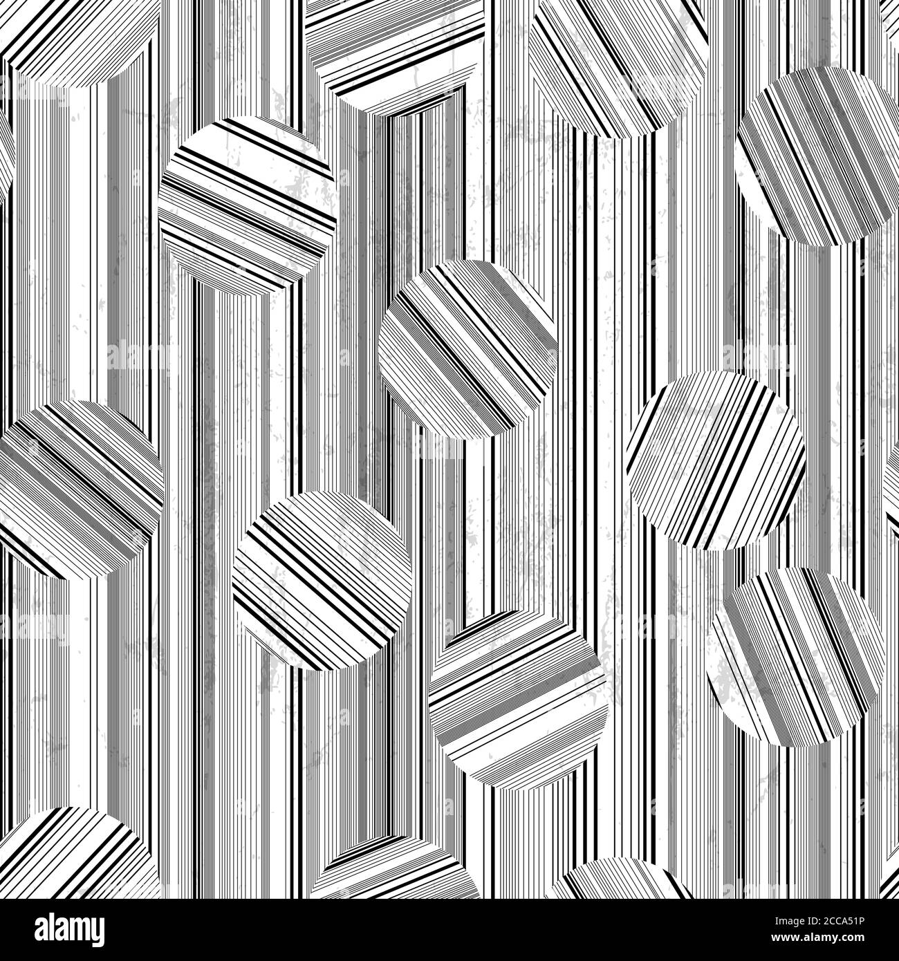 seamless pattern background, retro/vintage style, with circles, paint ...