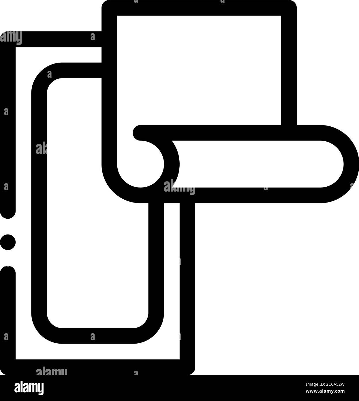 wax stripes icon vector outline illustration Stock Vector Image & Art ...