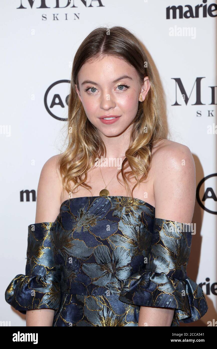 LOS ANGELES - JAN 11: Sydney Sweeney at the Marie Claire Image Makers ...