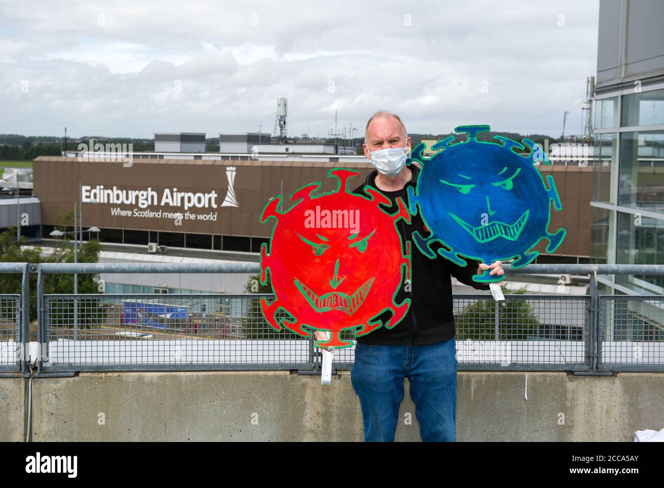 Edinburgh, Scotland, UK. 20 August 2020 Pictured: Sean Clerkin of ...
