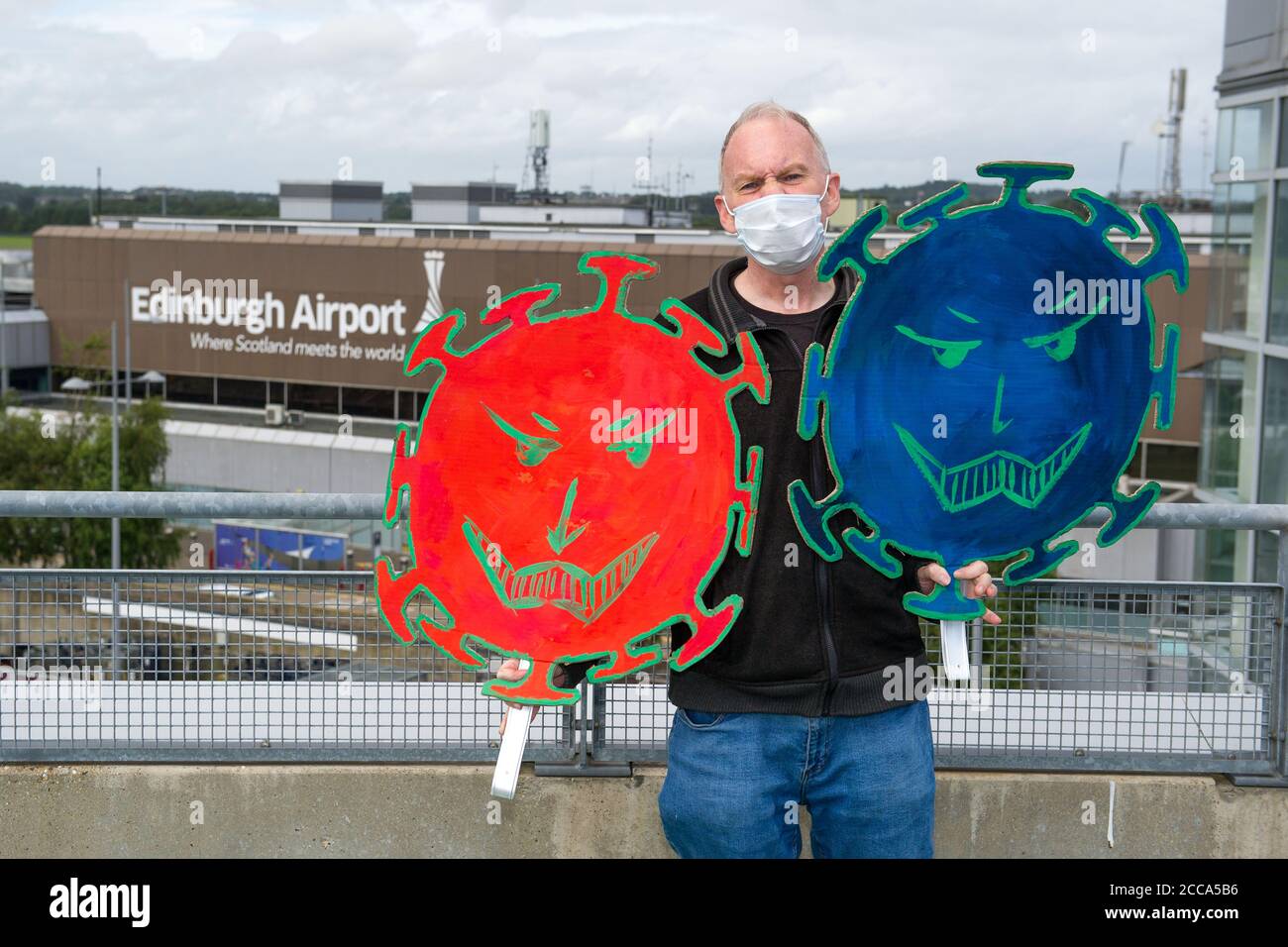 Edinburgh, Scotland, UK. 20 August 2020 Pictured: Sean Clerkin of ...