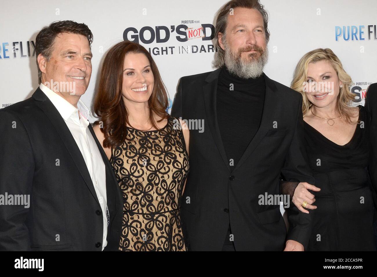 LOS ANGELES - FEB 20: Ted McGinley, Jennifer Taylor, John Corbett ...