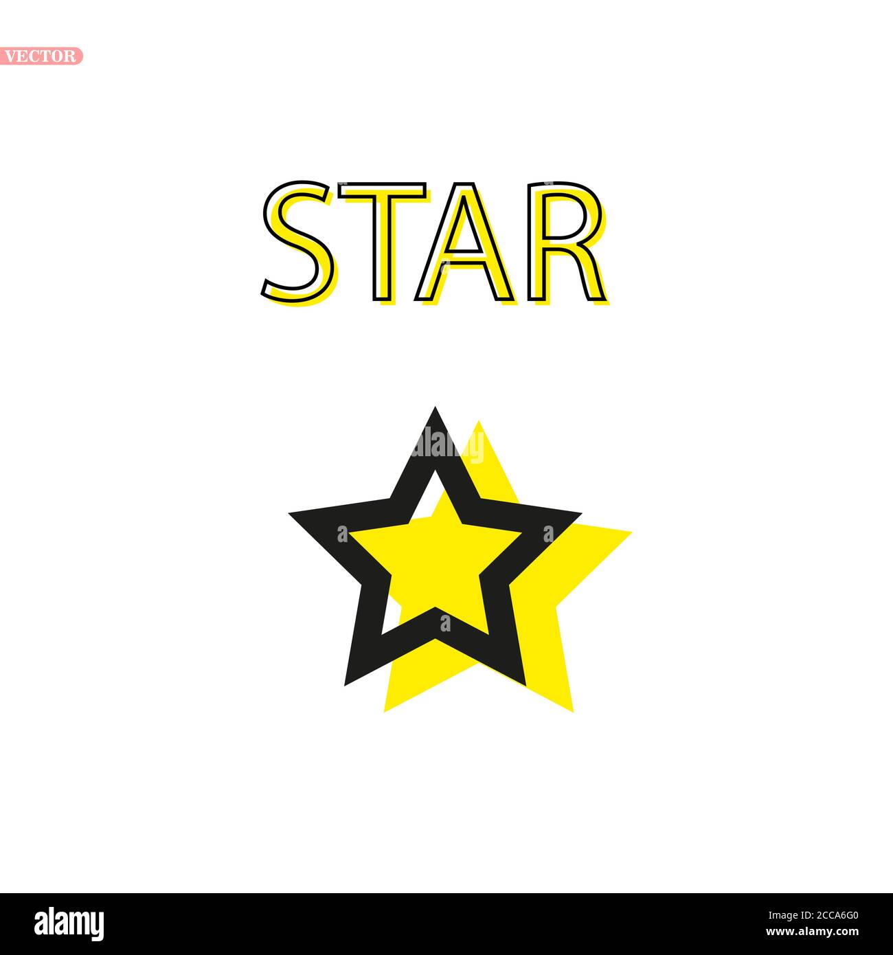 5 star icon vector illustration Rating review flat icon for apps and ...