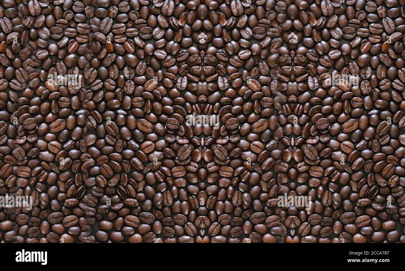 coffee beans texture bean food background Stock Photo - Alamy