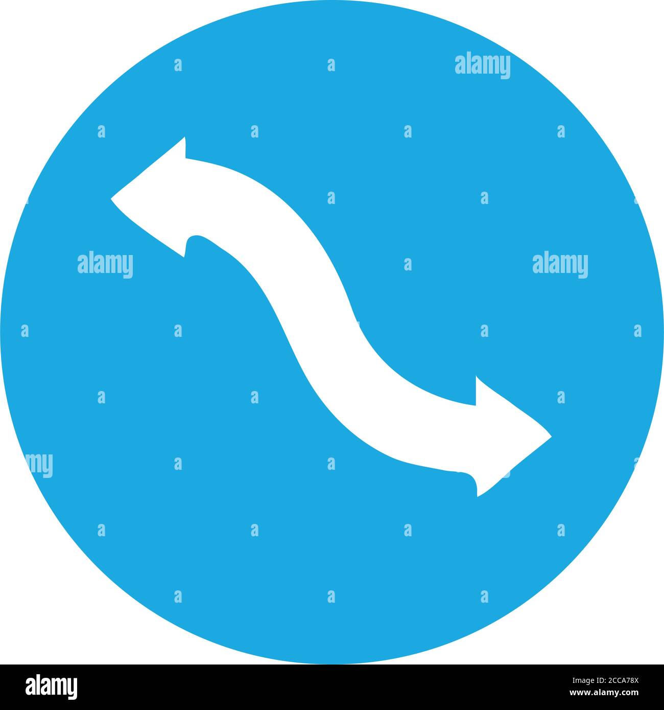 arrows bidirectional left and right block style icon vector ...